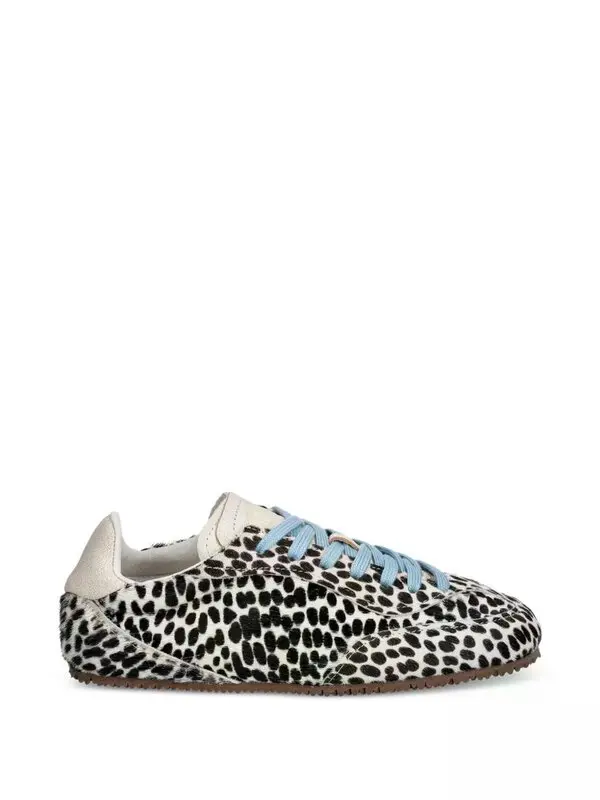 Axel Arigato Daze Runner Leopard-print Sneakers - Black