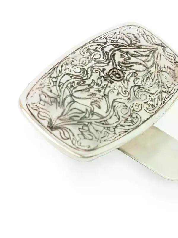 MAISON MARGIELA Engraved-motif Belt Buckle