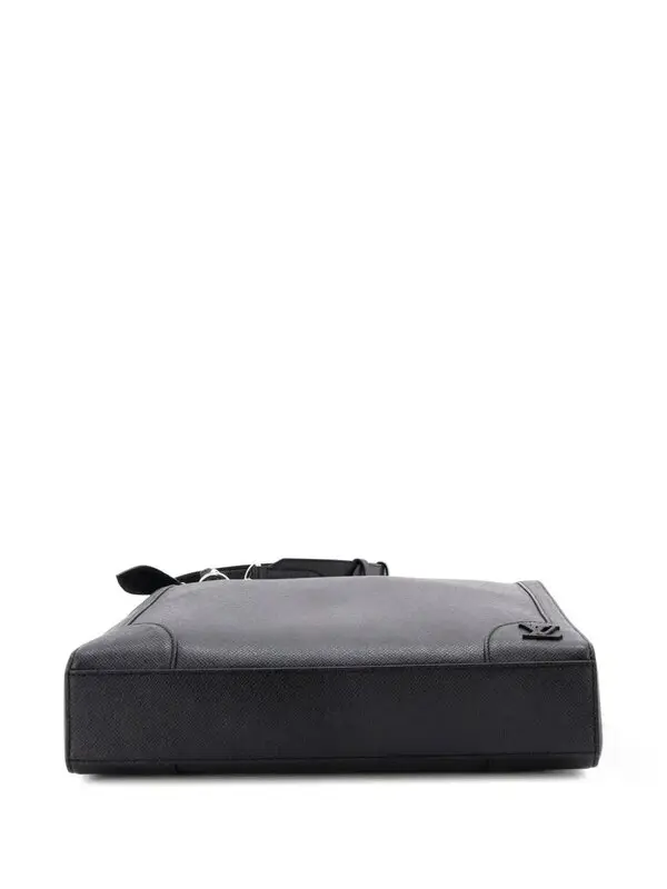 LOUIS VUITTON Vertical Taiga Leather Tote Bag