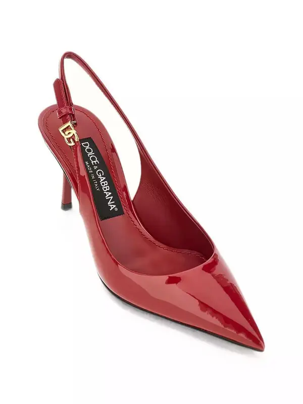 Dolce & Gabbana Patent Leather Slingback Pumps