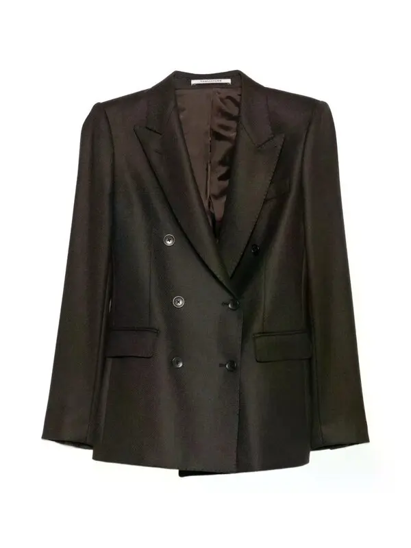 Tagliatore Double-breasted Peak-lapel Jacket