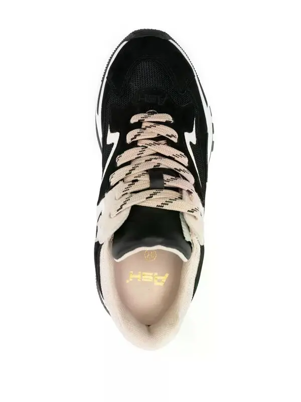 Ash Panelled Low-top Sneakers