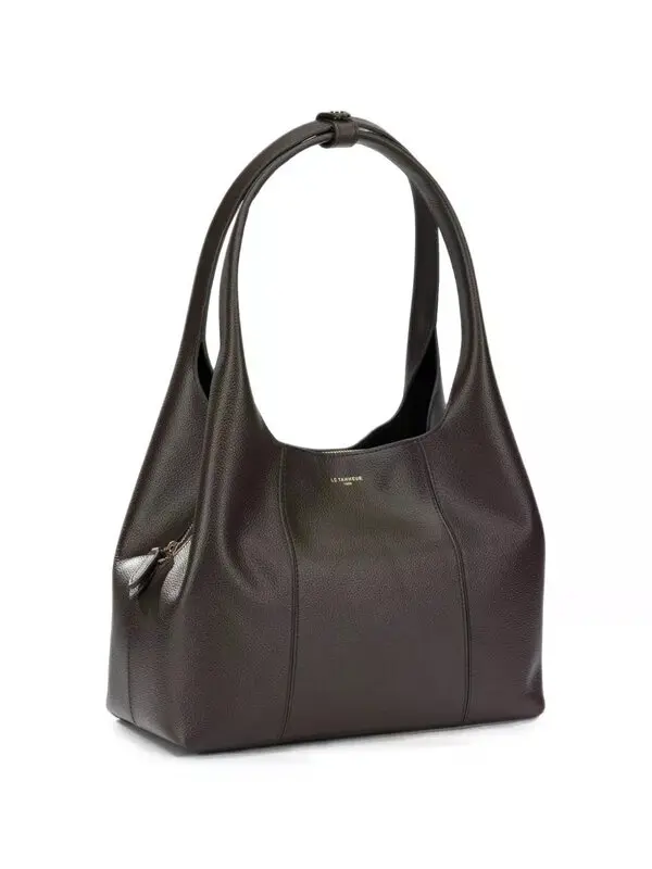 LE TANNEUR Medium Juliette Grained Leather Shoulder Bag