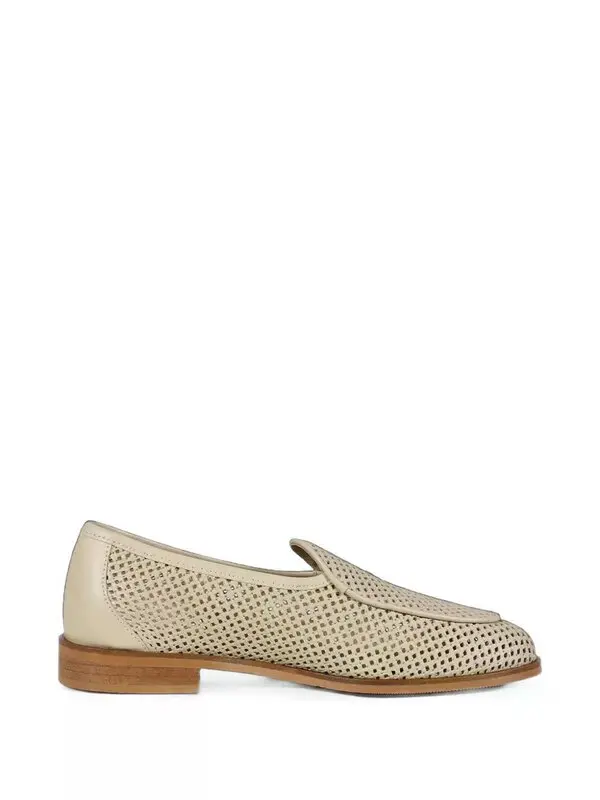 JACQUES SOLOVIÈRE PARIS Jacques New Perforated Loafers - Neutrals