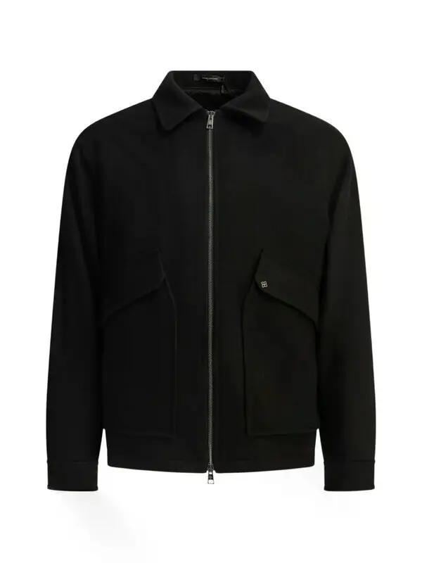 Tagliatore Adams Zip-up Patch-pocket Jacket