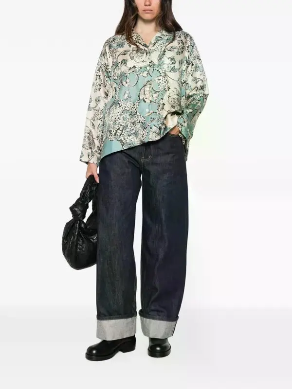 Antonio Marras Floral-print Long-sleeve Shirt