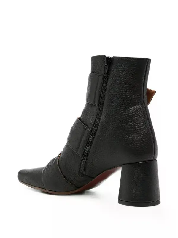Chie Mihara Triple Buckle-strap Ankle Boots