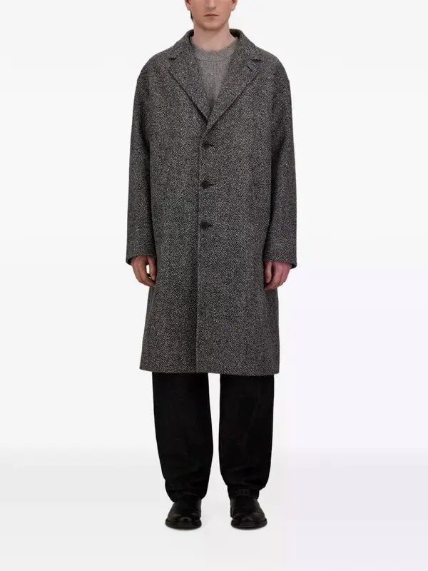 Herno Herringbone Virgin-wool Coat