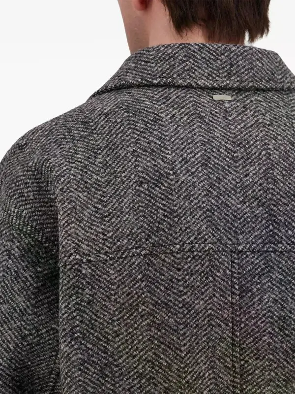 Herno Herringbone Virgin-wool Coat