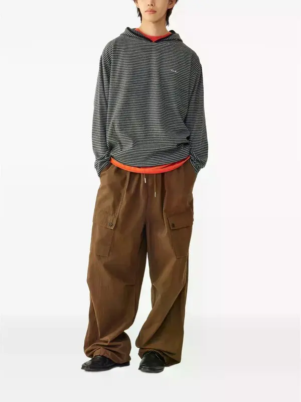 STUDIO TOMBOY Striped Hooded Sweatshirt