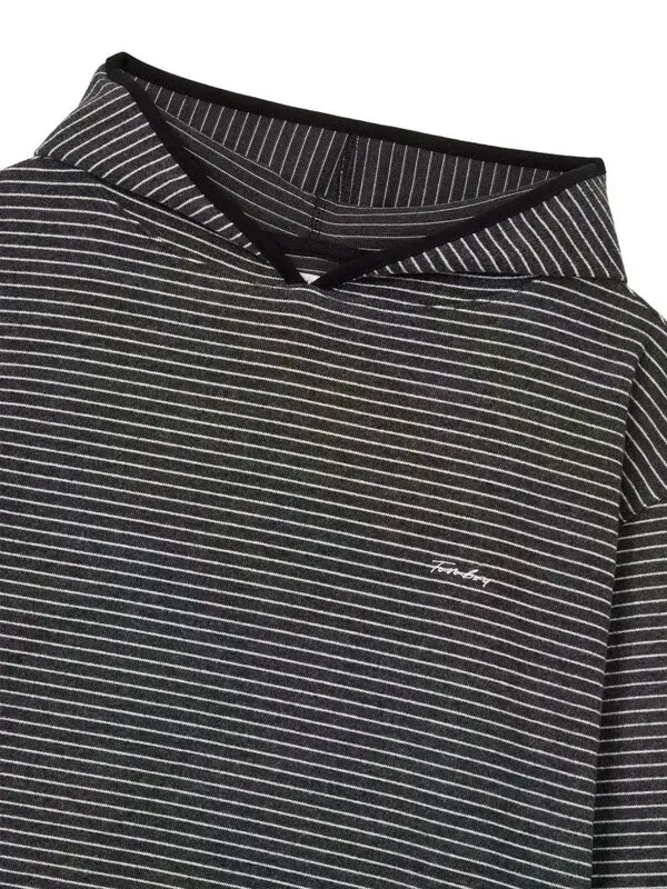 STUDIO TOMBOY Striped Hooded Sweatshirt