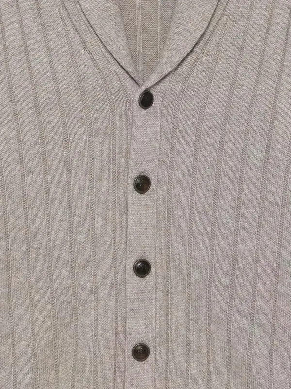 Brunello Cucinelli Ribbed Shawl-collar Cardigan
