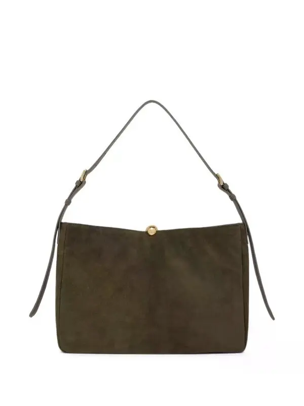 Furla Large Sfera Soft Fringe-detail Shoulder Bag - Green