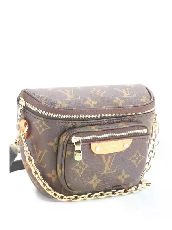 LOUIS VUITTON Bum Bag Monogram Canvas Mini Belt Bag