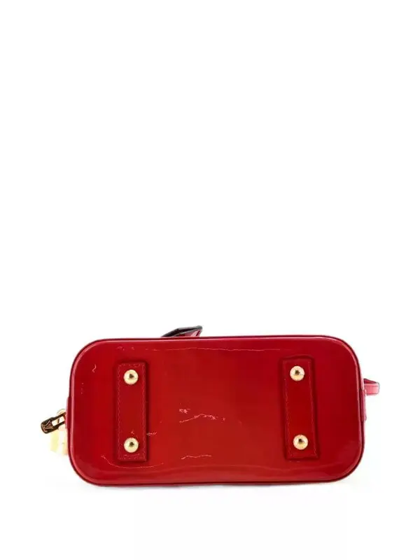 LOUIS VUITTON Alma Handbag Monogram Vernis Bb Shoulder Bag