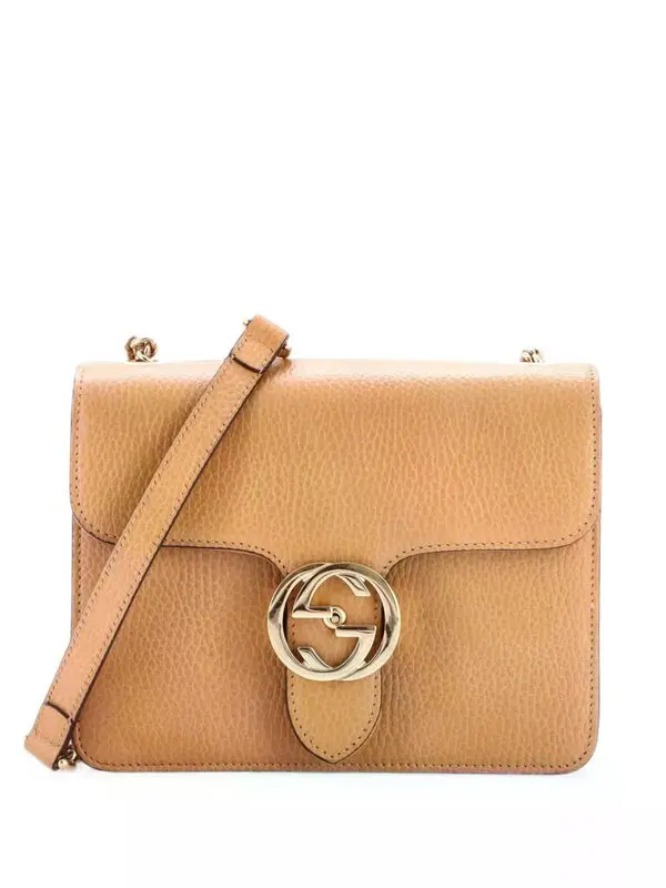 Gucci Interlocking Leather Shoulder Bag