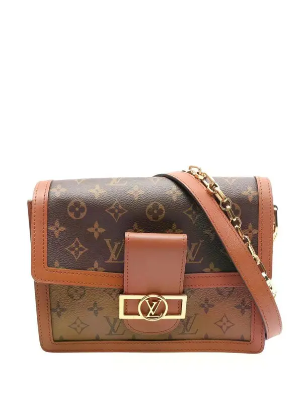 LOUIS VUITTON 2000-2026 Monogram Reverse Dauphine Mm Satchel