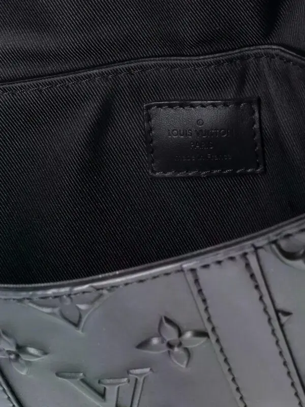 LOUIS VUITTON Trunk Slingbag Monogram Seal Leather Belt Bag