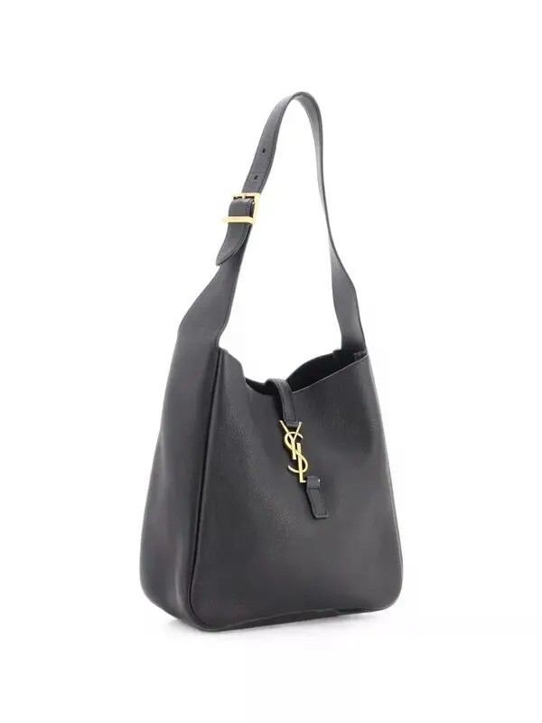 Saint Laurent Le 5 A 7 Supple Leather Small Hobo Bag