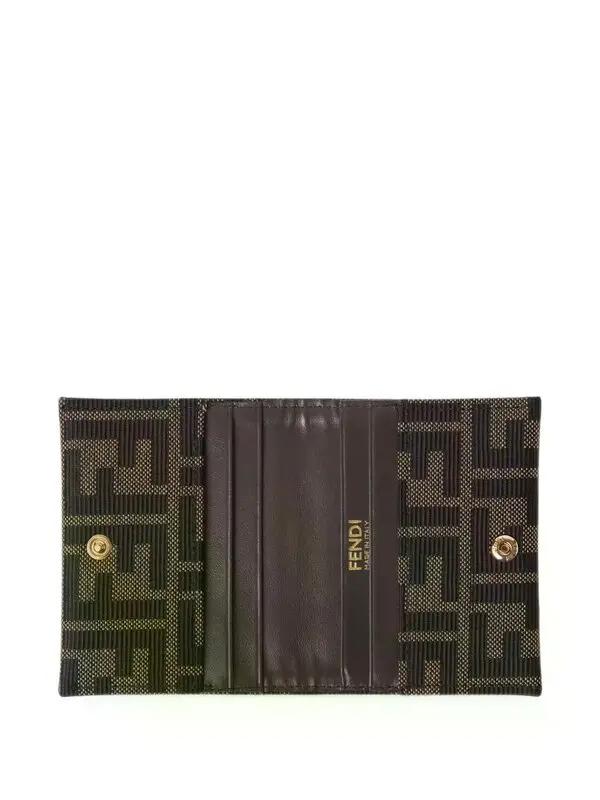 Fendi Ff Jacquard Card Case