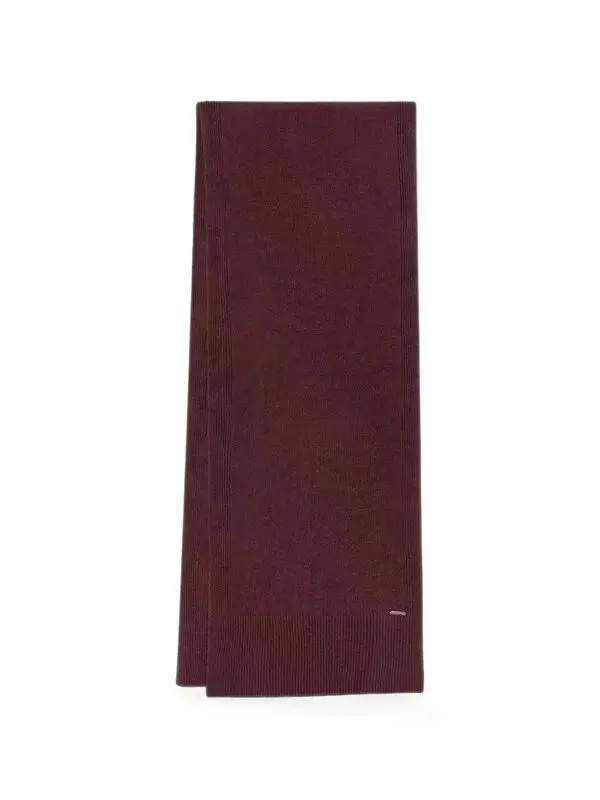 Paul & Shark Ribbed-trim Scarf