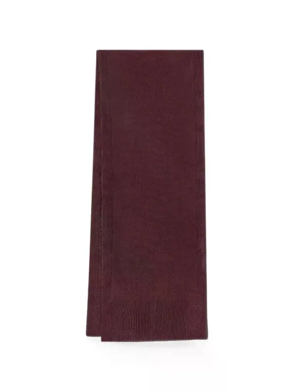 Paul & Shark Ribbed-trim Scarf