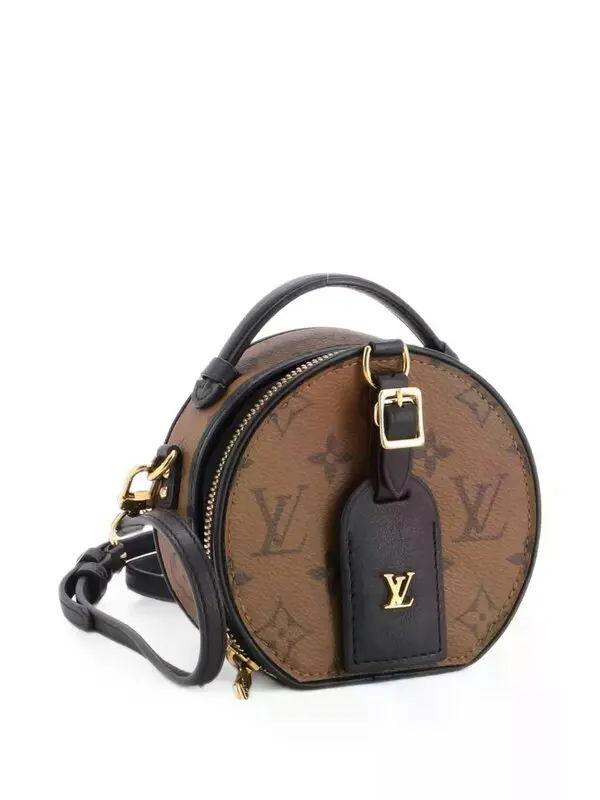 LOUIS VUITTON Reverse Monogram Canvas Mini Boite Chapeau Crossbody Bag