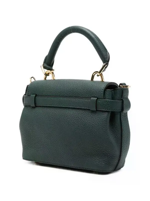 LANCEL Mini Charlie Leather Tote Bag