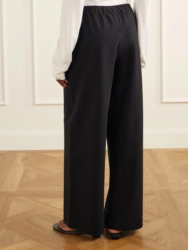 LA LIGNE Colby Cotton-poplin Wide-leg Trousers