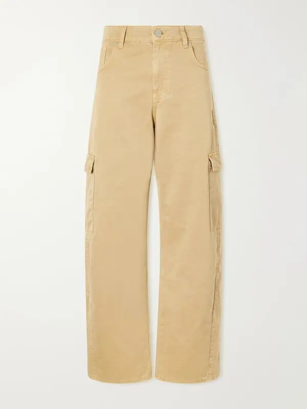 LA LIGNE Cargo Barrel High-waist Wide-leg Jeans