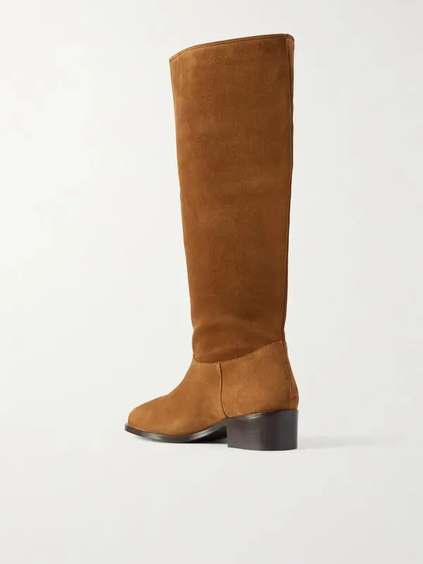 Staud Indie Slouch Suede Knee Boots