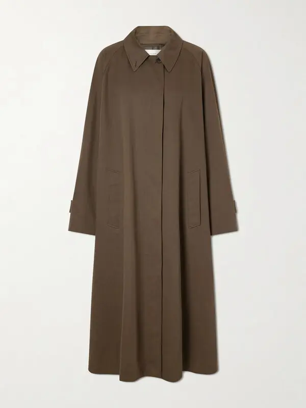 THE ROW Iza Cotton Long Coat