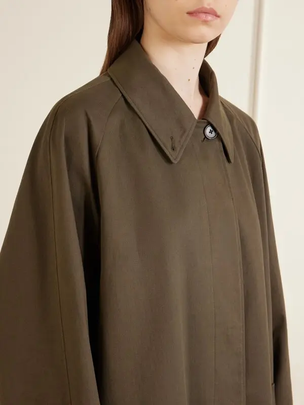 THE ROW Iza Cotton Long Coat