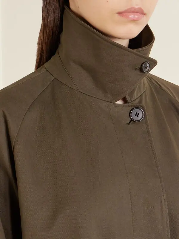 THE ROW Iza Cotton Long Coat