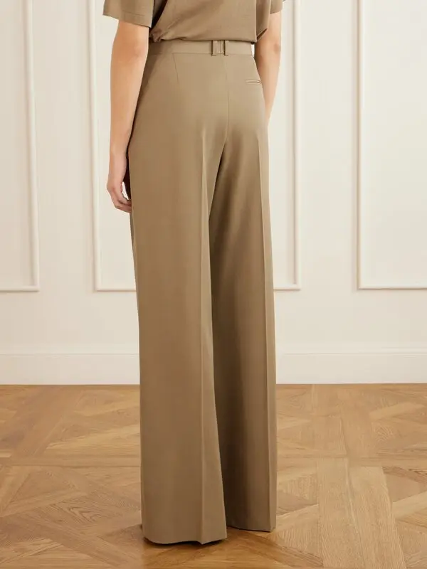 THE ROW Daniela Wool-twill Wide-leg Pants