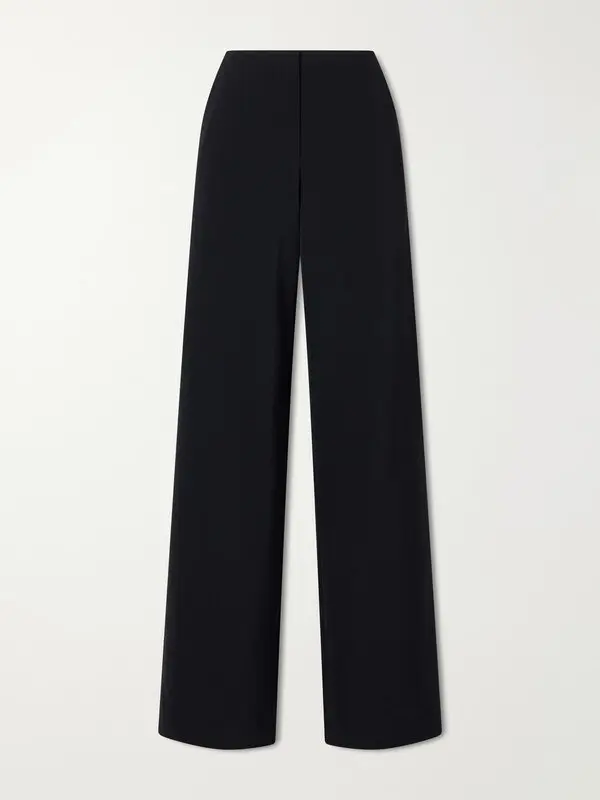 THE ROW Farah Wool And Cashmere-blend Wide-leg Pants