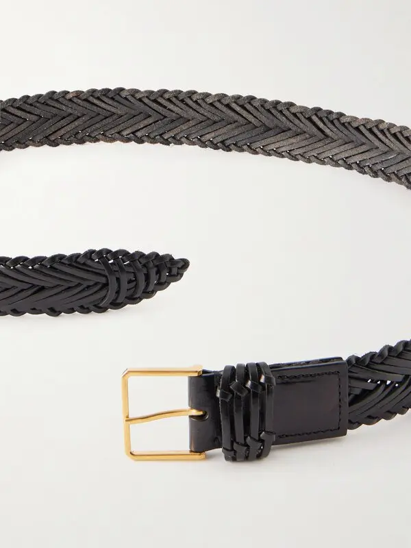 THE ROW Fisherman Leather Braided Belt