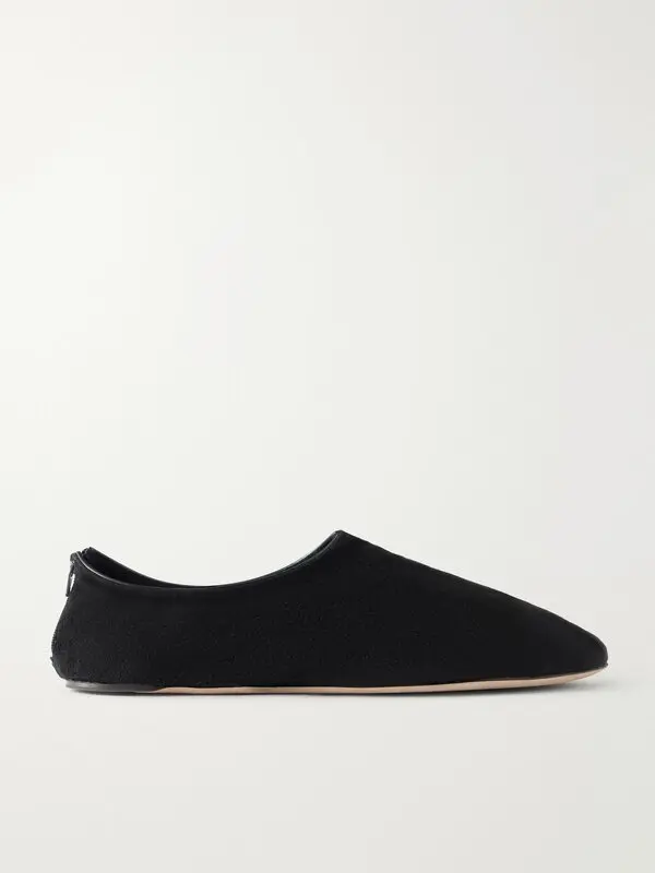 THE ROW Stellene Suede Moccasins