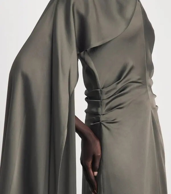 Simkhai Jacka Cape Midi Dress