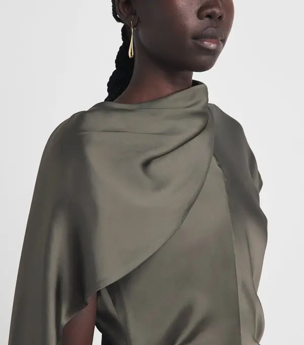 Simkhai Jacka Cape Midi Dress