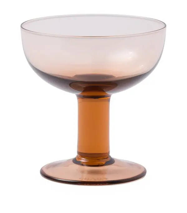 Prada Set Of 2 Plinth Champagne Coupes