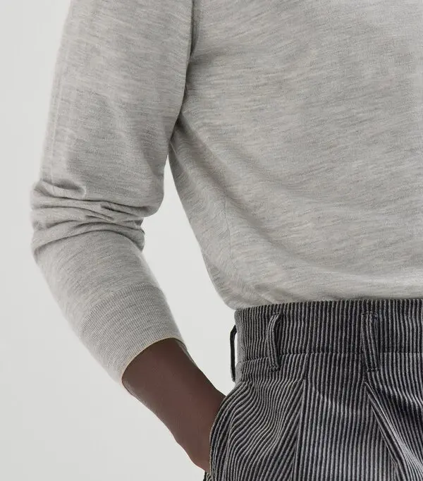 Brunello Cucinelli Cashmere-silk V-neck Sweater
