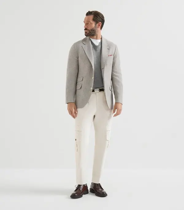 Brunello Cucinelli Cashmere-silk V-neck Sweater