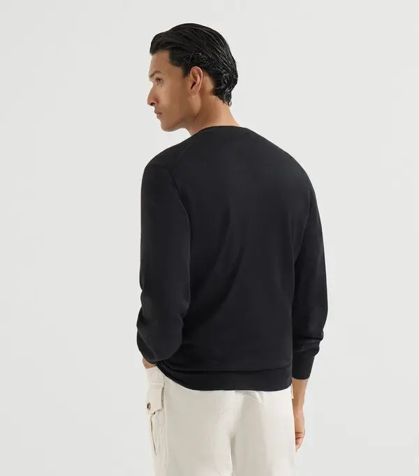 Brunello Cucinelli Cashmere-silk V-neck Sweater