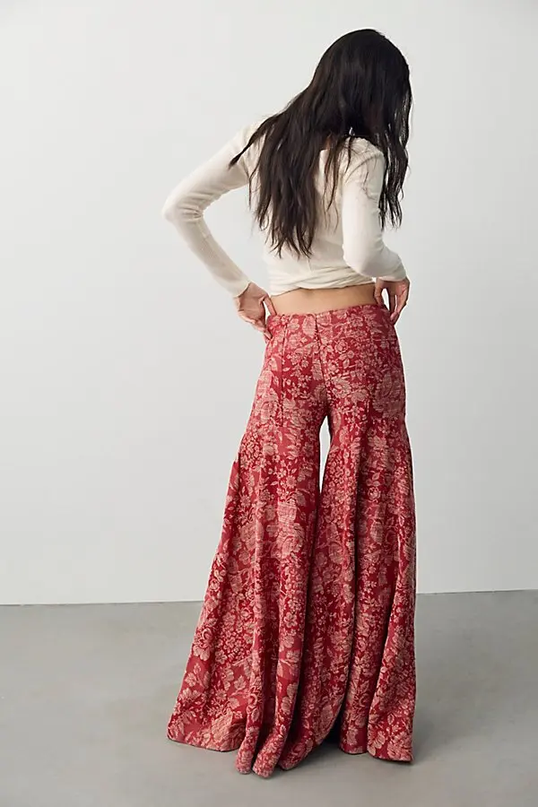 Free People Full Circle Jacquard Trousers