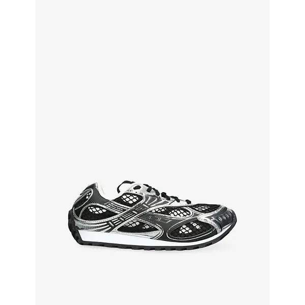 Bottega Veneta Orbit Metallic Woven Trainers