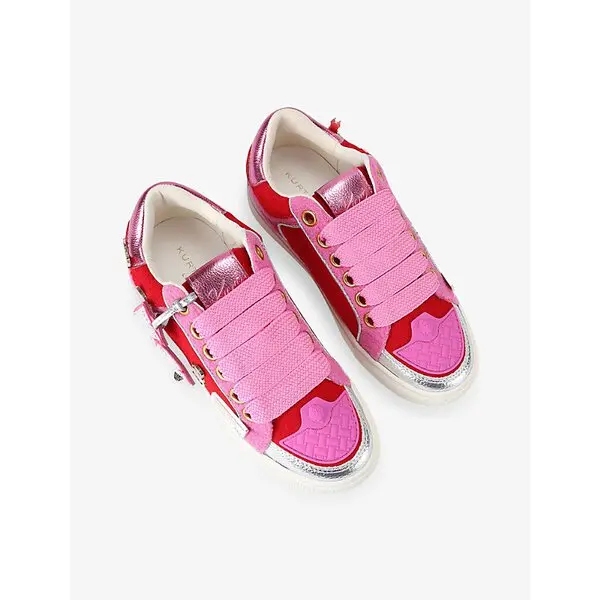 Kurt Geiger Southbank Tag Slim Woven Trainers