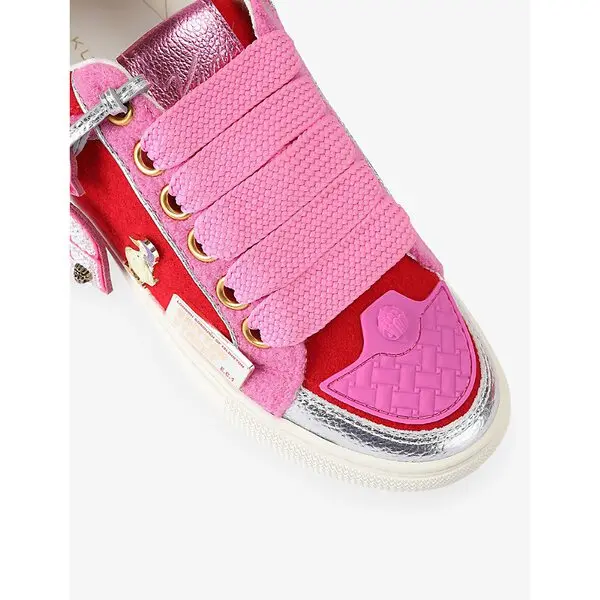 Kurt Geiger Southbank Tag Slim Woven Trainers