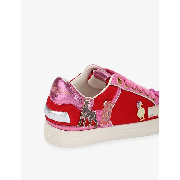 Kurt Geiger Southbank Tag Slim Woven Trainers