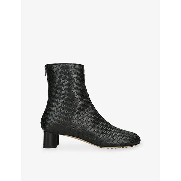 Bottega Veneta Cherry Kitten 40 Leather Ankle Boots